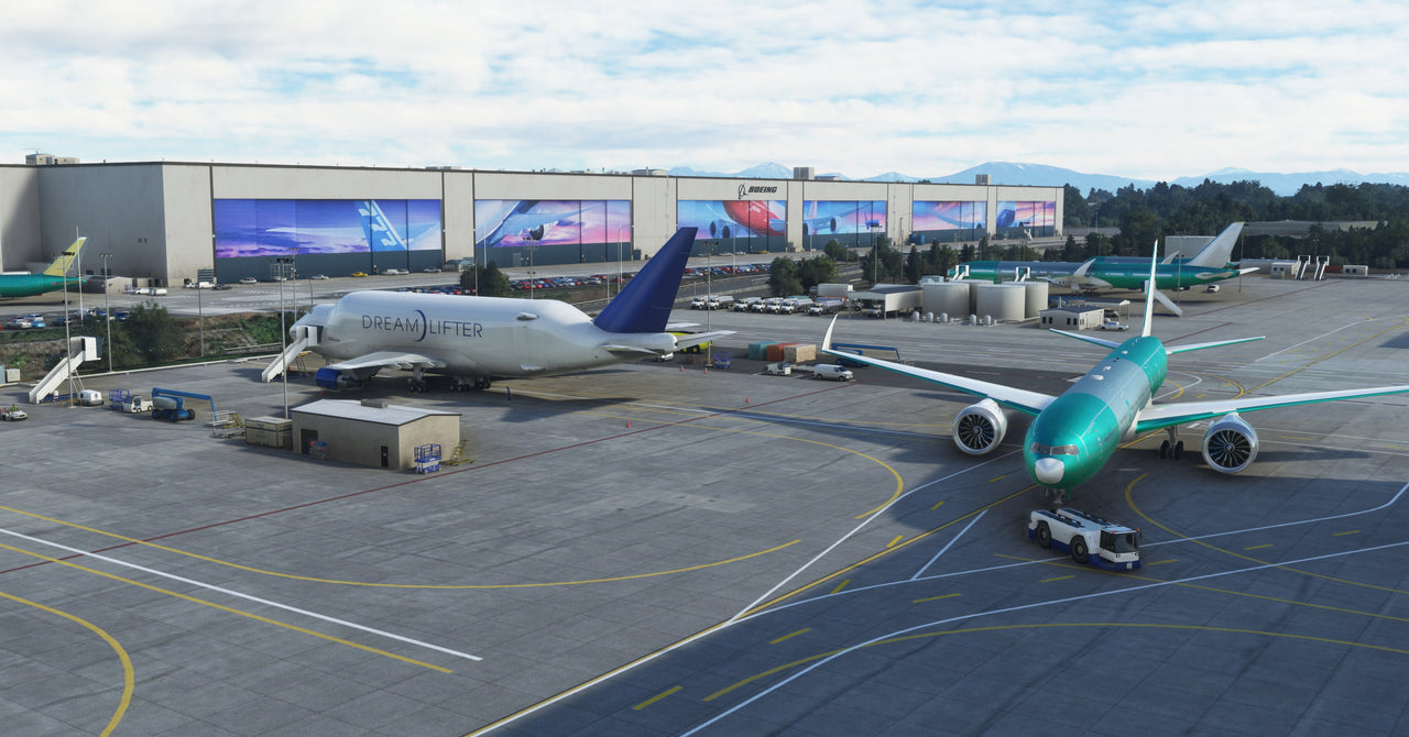 KPAE Seattle Paine Field MSFS by Drzewiecki Design | Contrail Shop