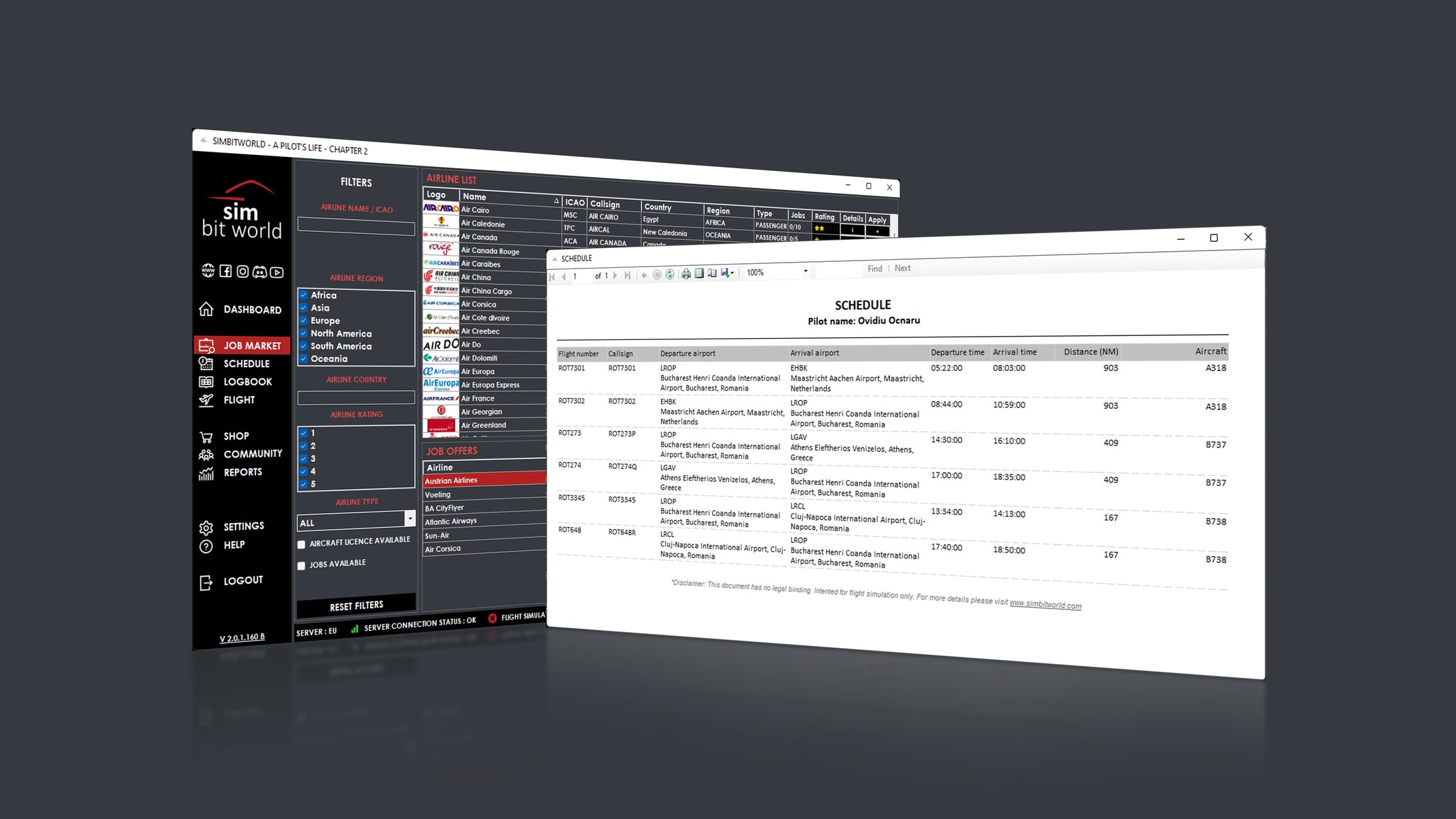 A Pilot's Life Chapter 2 by SimBitWorld | Contrail Shop